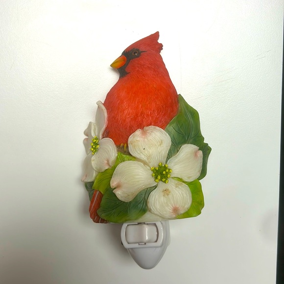 Marshalls | Other | Red Cardinal And Dogwood Nightlight | Poshmark